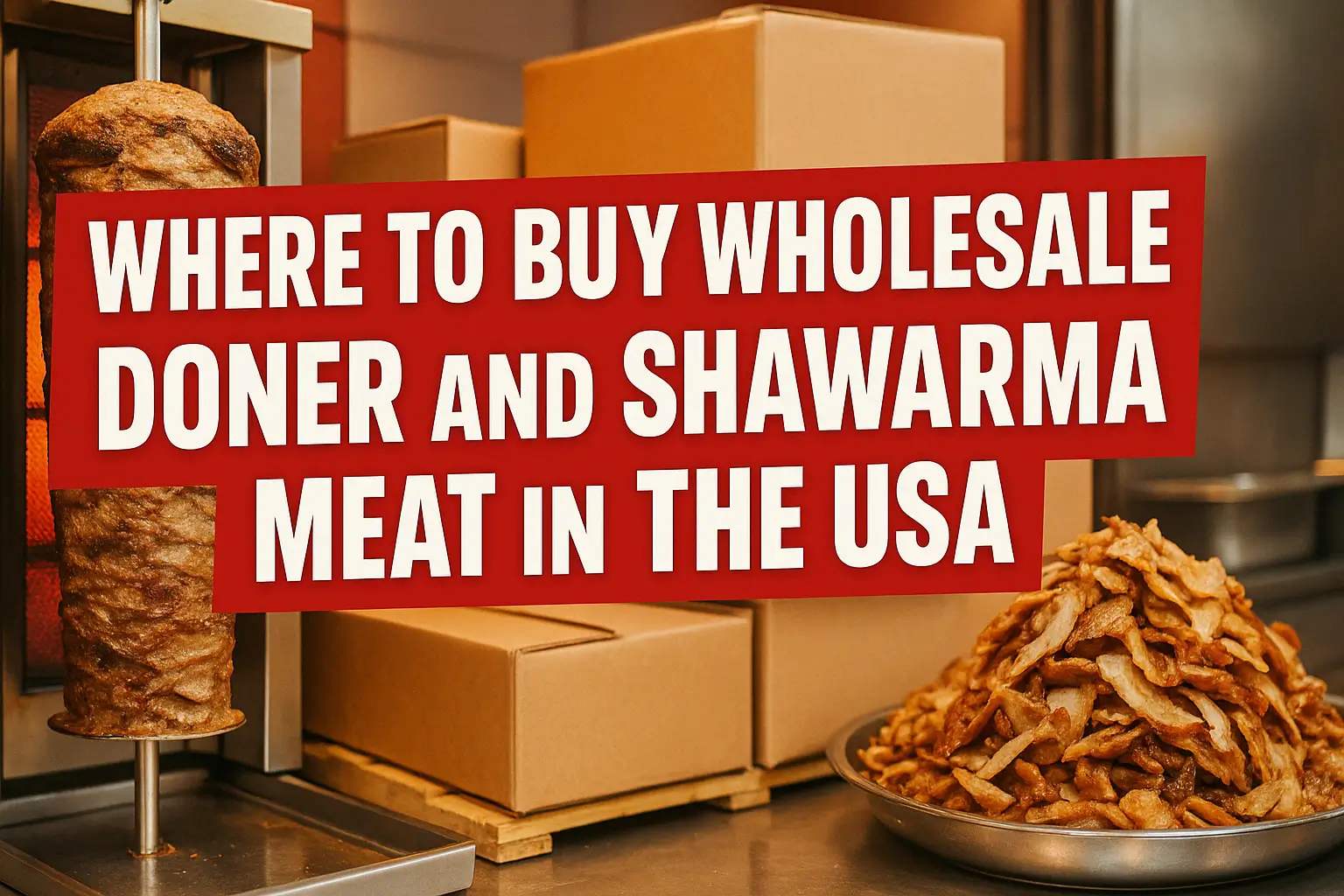 Where to Buy Wholesale Doner and Shawarma Meat in the USA